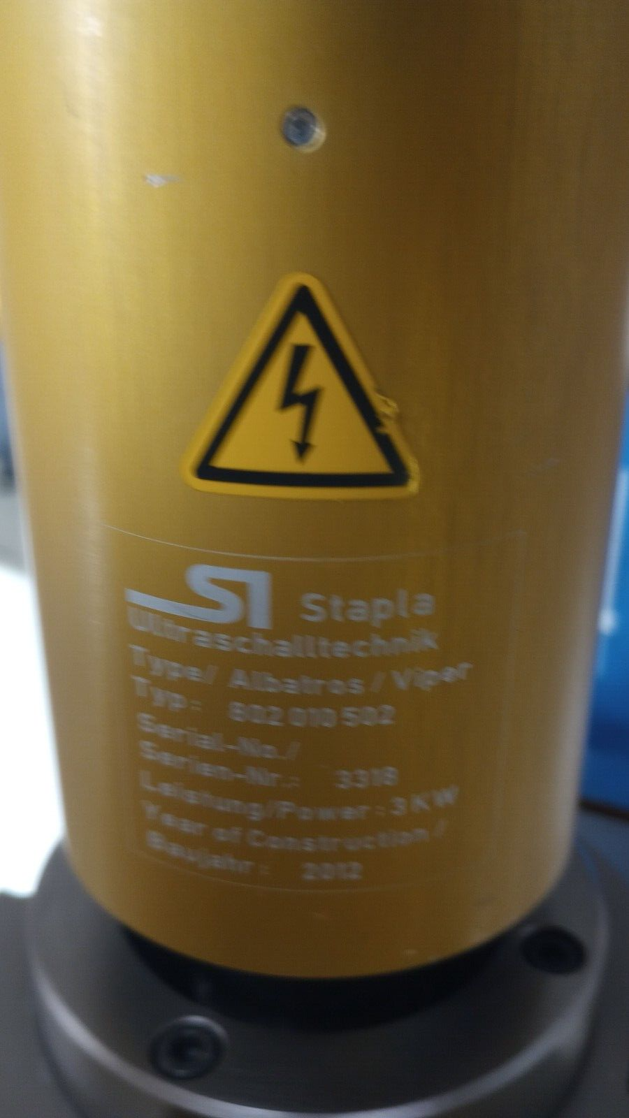 PARTIAL STAPLA CONDOR ST 30 ULTRASONIC WELDING UNIT ( 2 HEADS) | eBay