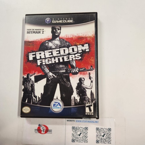 Freedom Fighters Nintendo GameCube - Complete CIB Blockbuster case ...