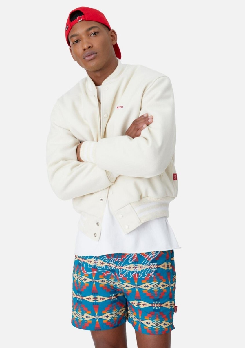Kith x Coca-Cola x Pendleton Swim Shorts - Teal - Small Kith x Coca-Cola x Pendleton Swim Shorts - Teal - Small