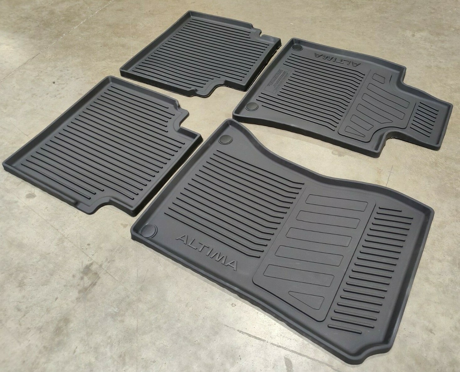 Genuine OEM Nissan T99E1-6CA0A All Season Rubber Floor Mat 4pc 2019 ...