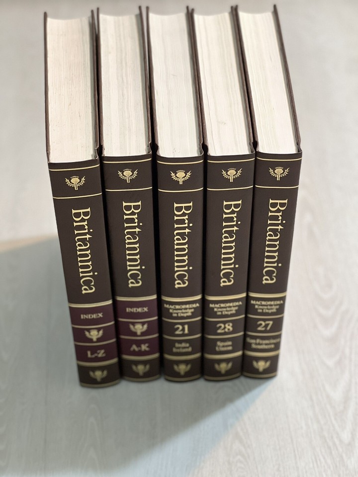 VINTAGE Encyclopedia Britannica 15th Edition Set | eBay