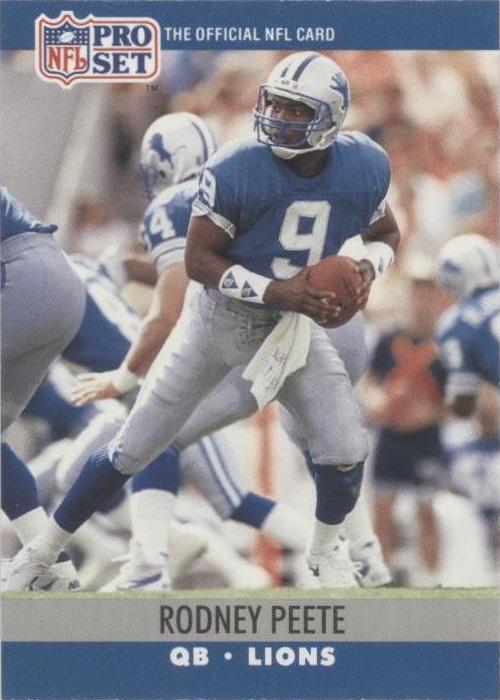 1990 Pro Set Rodney Peete #498 for sale | eBay