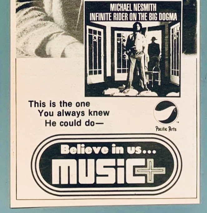 MICHAEL NESMITH 1979 original ADVERT INFINITE RIDER Monkees | eBay