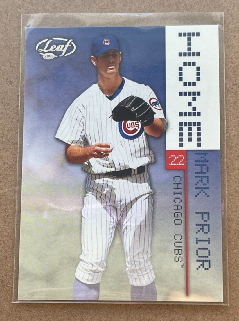 2003 Donruss Leaf Home Card # 7 Mark Prior - Chicago Cubs | eBay