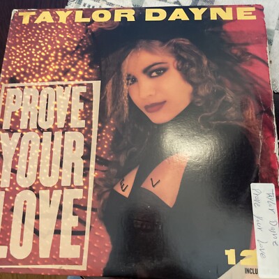 Taylor Dayne Prove Your Love 12 Vinyl Lp 4 Mixes 1988 Arista Ebay