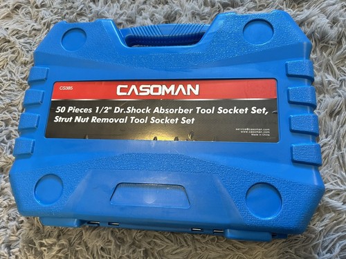 50 PCS 1/2” Drive Shock Absorber Tool Socket Set, Strut Nut Removal Kit ...