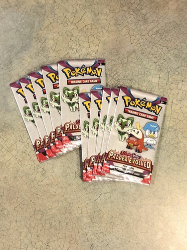 10x SV Paldea Evolved Fun Pack 3 Card Packs FAST SHIPPING 10 | eBay
