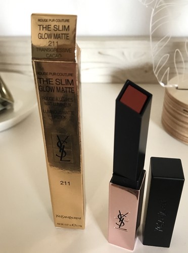 YSL Yves Saint Laurent The Slim Glow matte lipstick in 211 ...