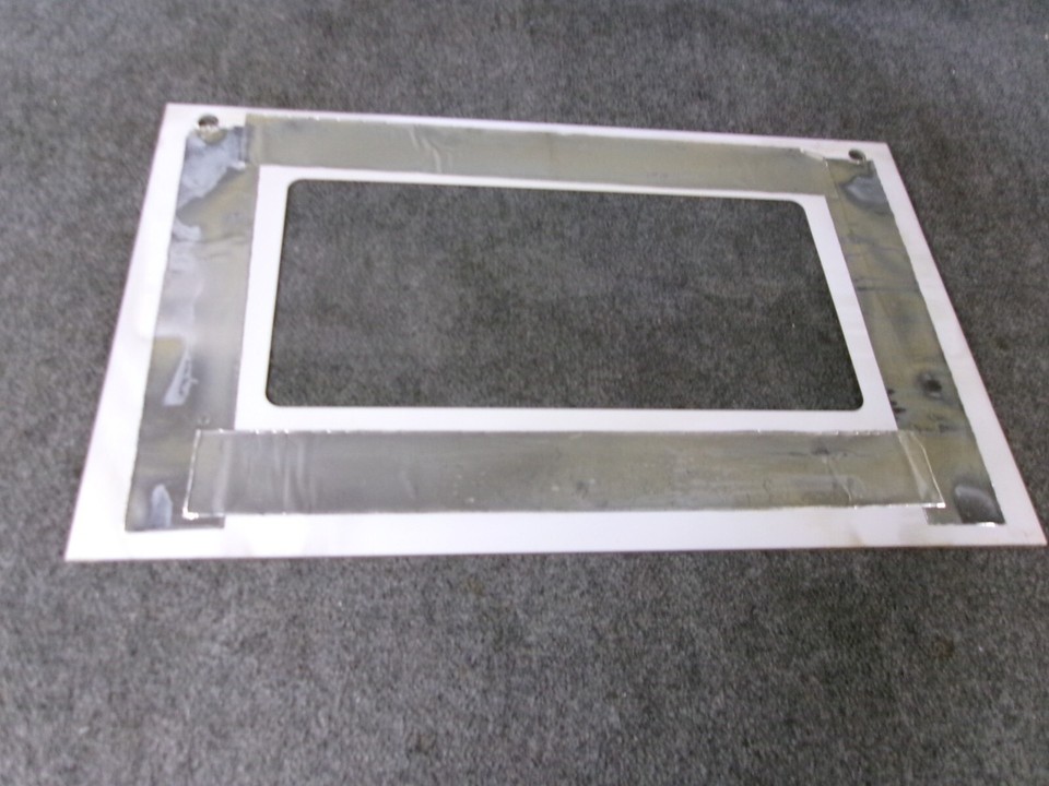 WPW10196876 Whirlpool Range Oven Outer Door Glass 29 1/2" x 18" White ...