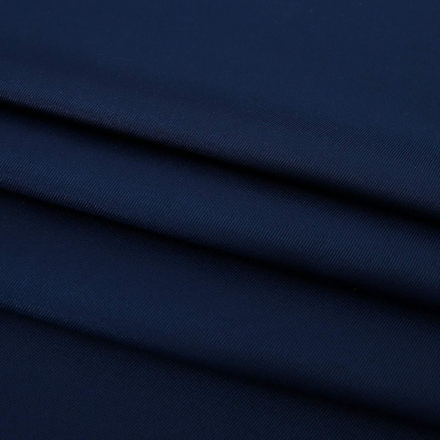 Solid Navy Blue Fabric Tablecloth Oil Stain Proof Water Resistant ...