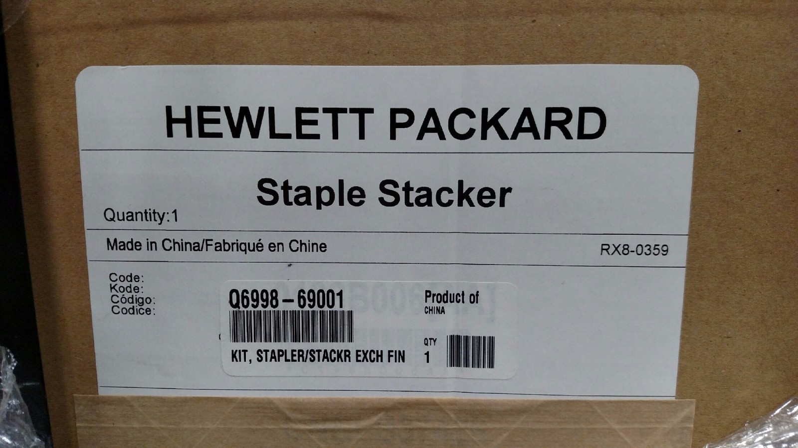 Q6998A 3-Bin Stapler Stacker for CP6015 Printers NEW | eBay