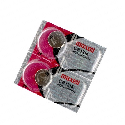 CR1216 Batteries 2 x Maxell 1216 Batteries, Lithium Battery 1216 Fresh ...