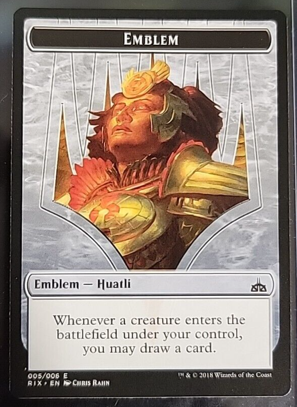 MTG Emblem - Huatli Rivals of Ixalan 005/196 Regular Token | eBay