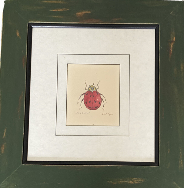Barbara Mulligan Lady Bettle Framed Art Print Natural Light Signed | eBay