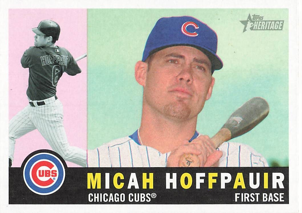 MICAH HOFFPAUIR 2009 TOPPS HERITAGE HI NUMBER #641 | eBay