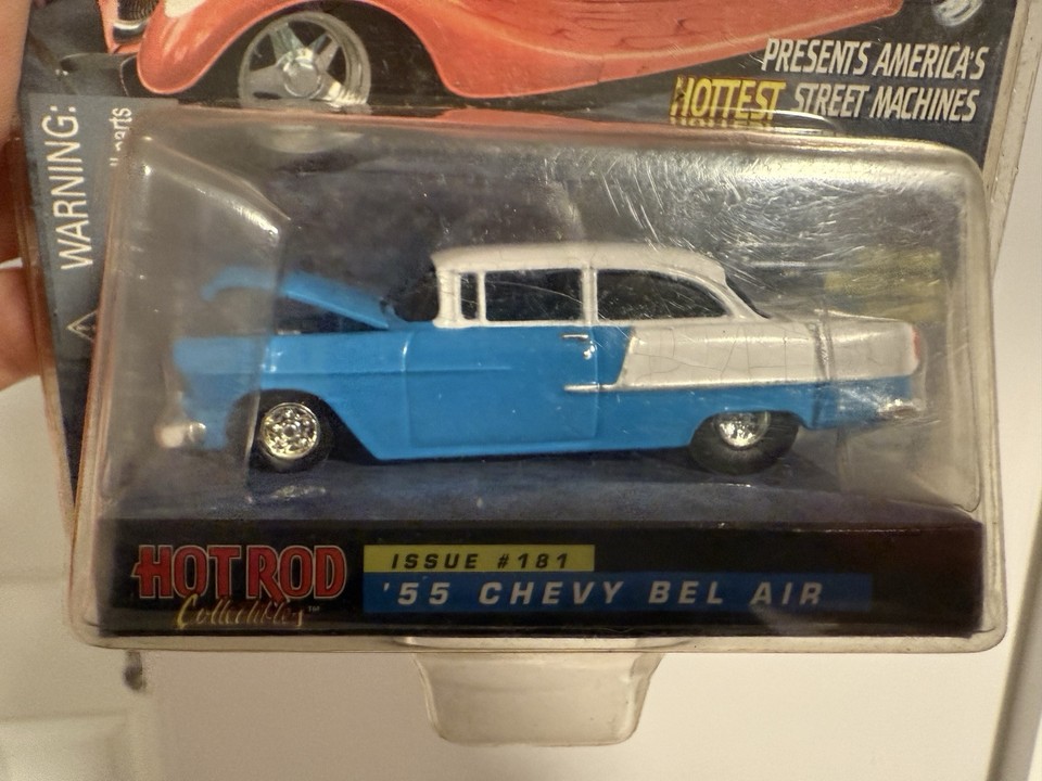 Rare Racing Champions Hot Rod 55 Chevy Bel Air Issue #181 Limited Edition | eBay