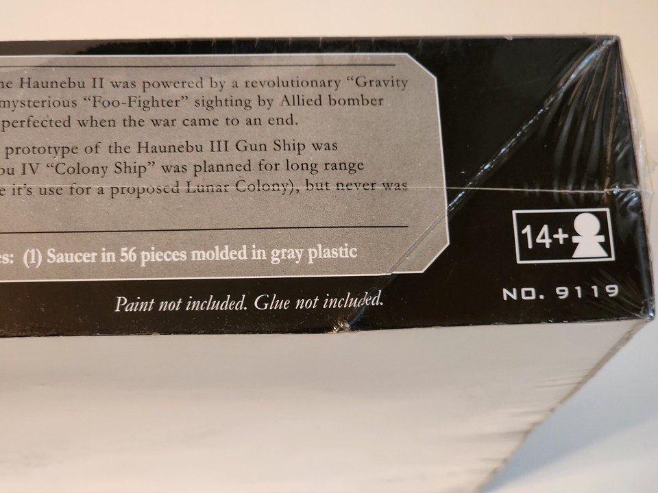 HAUNEBU II SAUCER MODEL KIT 1:144 SCALE by PEGASUS HOBBIES Kit #9119 | eBay