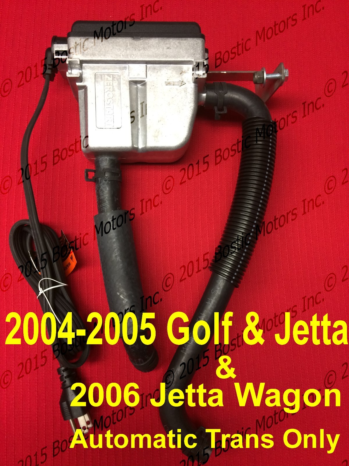 VW 1.9 L TDI Golf & Jetta Engine Block Heater 2004-05 & 06 wagen wagon ...