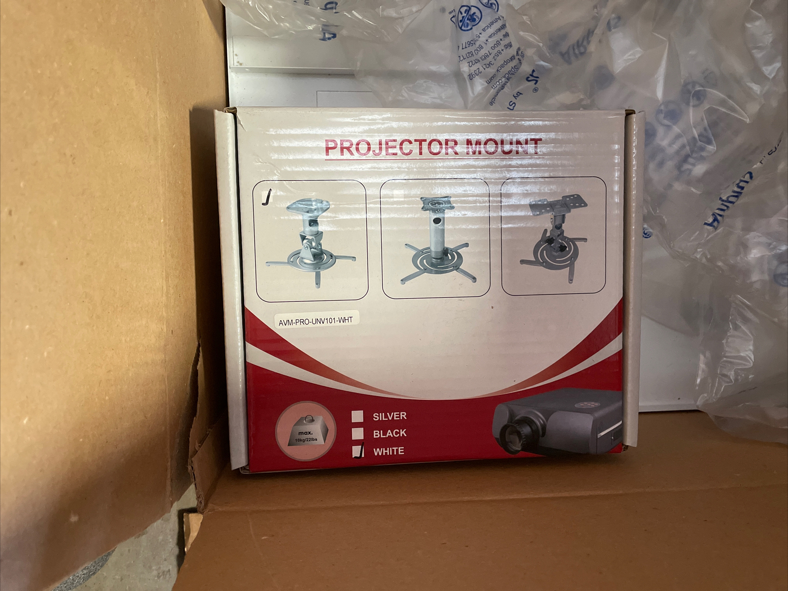 (C) A-V Mounts 1/2 Drop In Ceiling Mount T-Bar Included AVM-PRO-DCP-1/2 ...