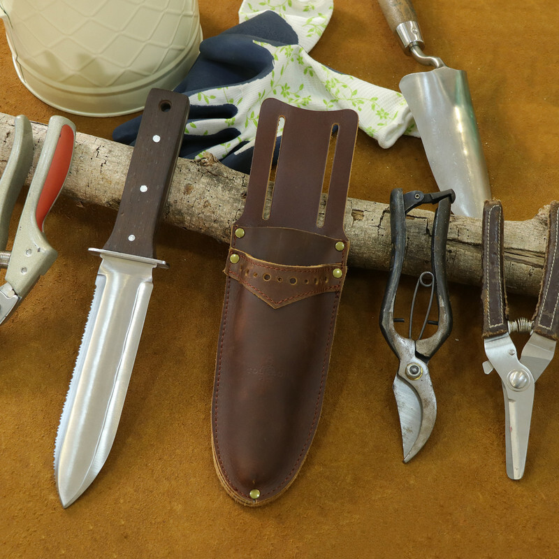 TOURBON Leather Garden Trowel Pruner Belt Holster Women/Men Utility Tools Sheath | eBay