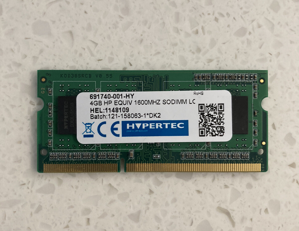 4GB 1Rx8 PC3L 12800S 1600Mhz Laptop Ram Memory Hypertec | eBay UK