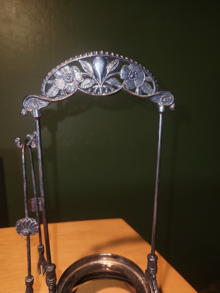 Vintage Victorian Silver Pickle Castor Set w Lid & Tongs MI Canada ...