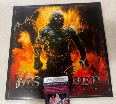 Disturbed "INDESTRUCTIBLE" Signed 12' Vinyl Record Album JSA | eBay