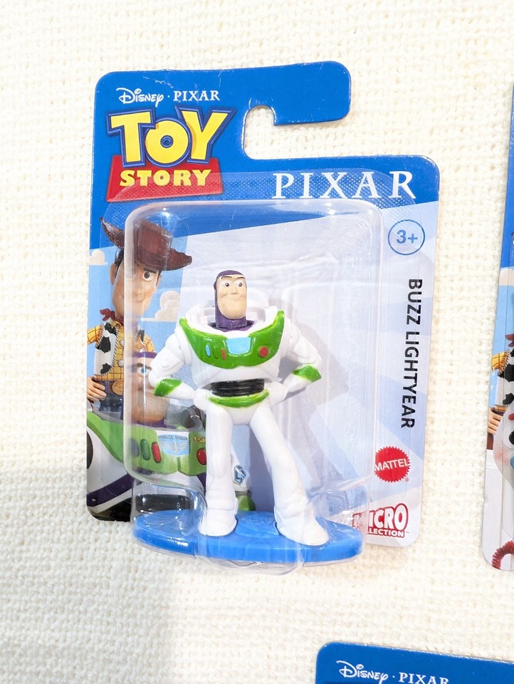 new Toy Story Disney Pixar Micro Collection Woody Buz Bo Beep Forky Rex ...