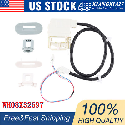 WH08X32697 for GE Hotpoint Washing Machine Lid Lock Switch Assembly Kit ...