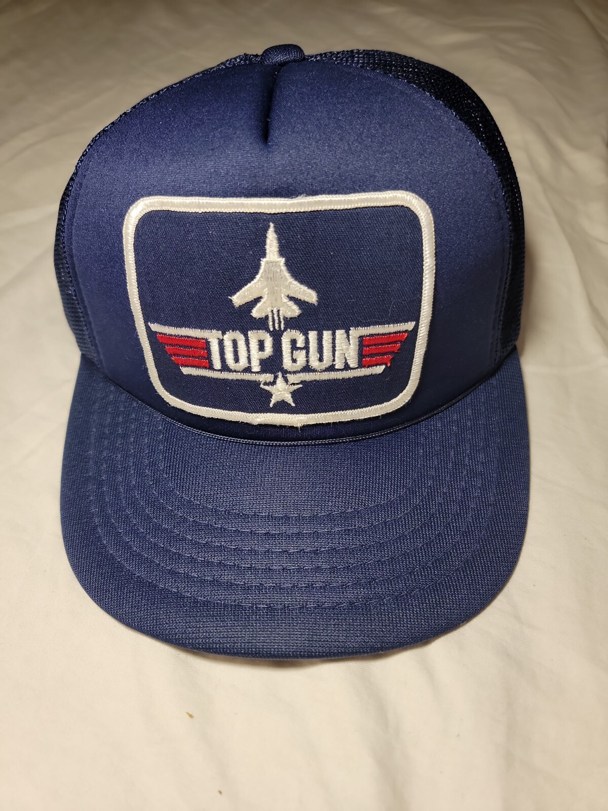 Vintage 80s Top Gun Tom Cruise Movie Promo Patch Mesh… - Gem