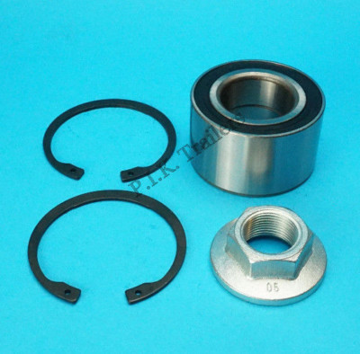 1 x Sealed Wheel Bearing 309726 Circlip & Nut ALKO 605124 Knott 45887 # ...