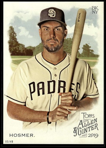 Eric Hosmer 2019 Allen and Ginter 5x7 #80 3/49 Padres | eBay