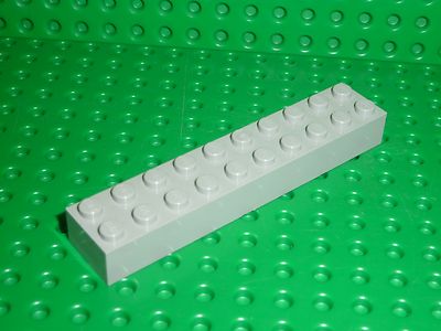 LEGO OldGray Brick 2x10 ref 3006 /set 10030 6766 6763 10019 10129 6957 ...