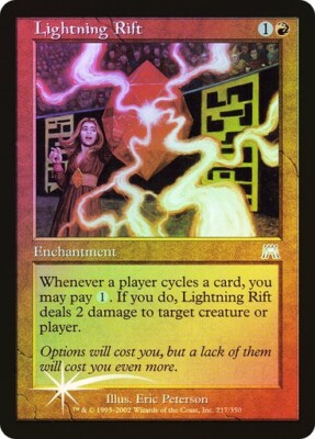 Onslaught MTG FOIL Lightning Rift Magic | eBay