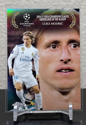 2017-18 Topps Chrome UCL Award Winners Luka Modric #AW-LMO | eBay