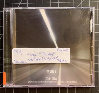 MOBY the Day w/ RARE EDIT ULTRA RARE PROMO DJ CD Single 2011 MUTE ...