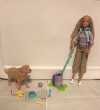 2006 Mattel BARBIE & TANNER Dog Pet Shop Doll In Package K3324 Pooping ...
