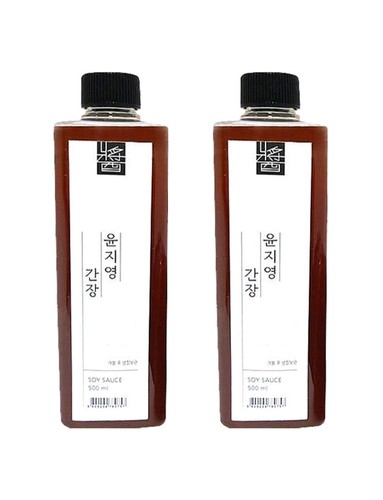 Yoon Ji-young Ganjang Korean Traditional Soy Sauce 500ml*2EA 윤지영간장 | eBay