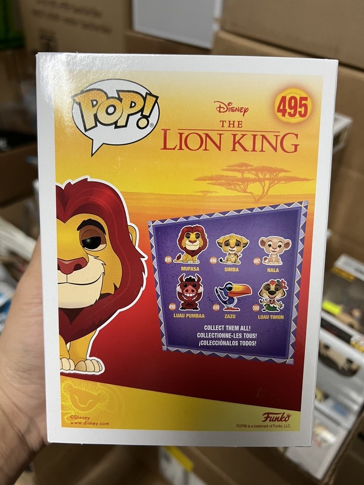 Funko Pop Spirit Mufasa #495 Disney The Lion King Pop in a Box ...