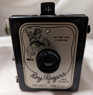 Roy Rogers snap shot camera herbert George co. Made in USA vintage toy ...