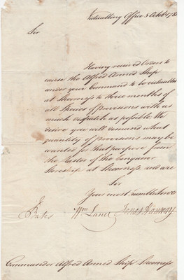 Jonas Hanway Signed Letter 1781 / Autograph Philanthropist, 1st ...