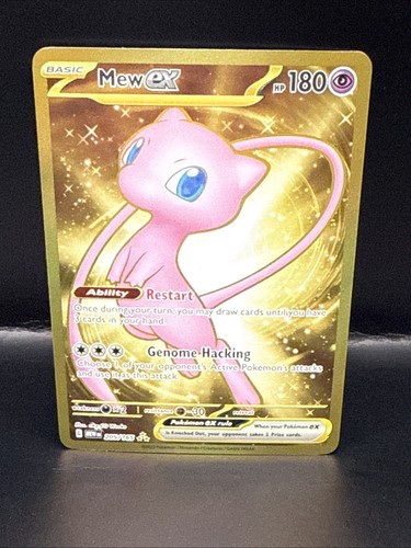 Pokémon TCG Gold Mew ex Scarlet & Violet-151 205/165 Holo Hyper Rare | eBay