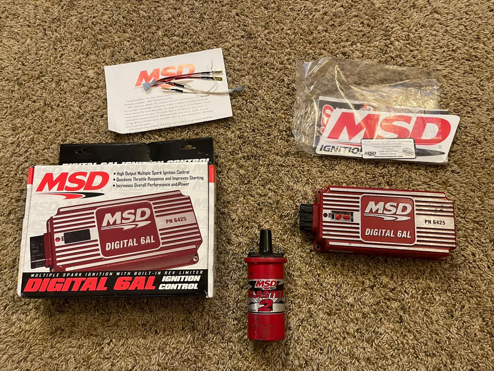 MSD Digital 6AL Ignition Box W Coil 6425のeBay公認海外通販｜セカイモン