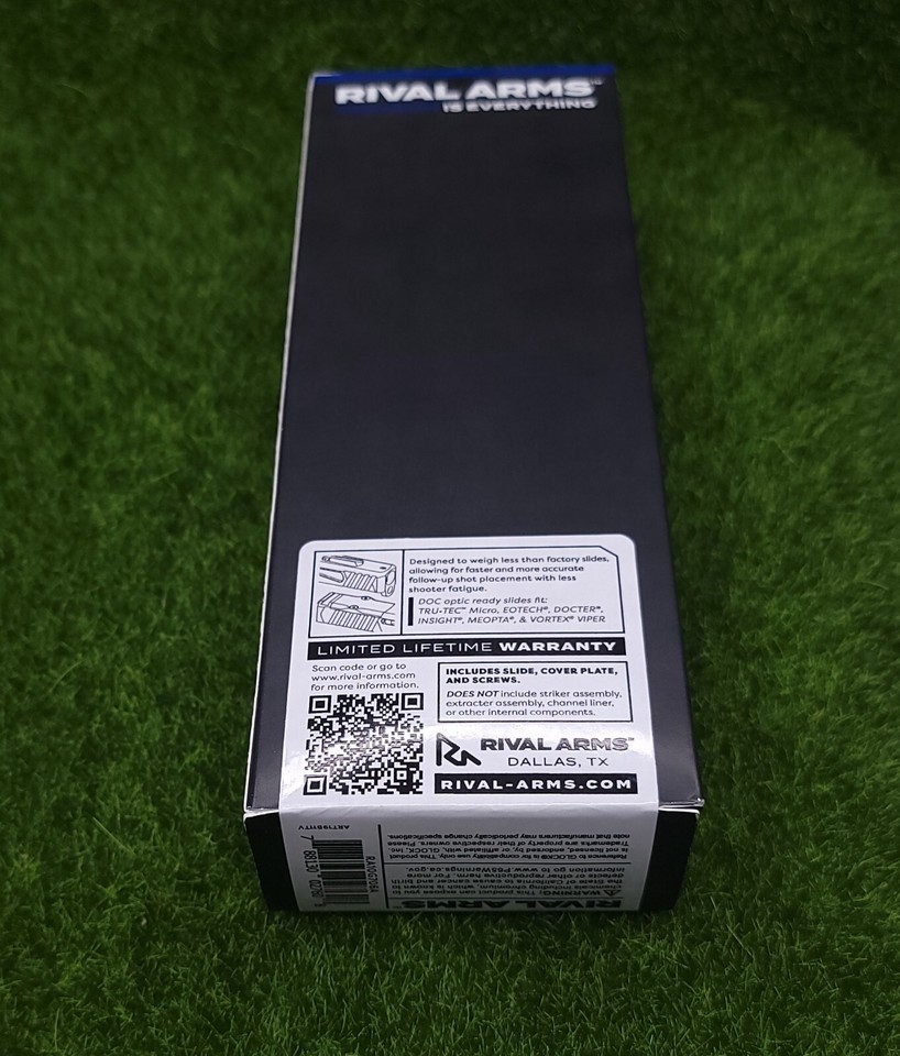 Rival Arms Slide for Glock 34 Gen 4, DOC Optic Ready, Satin Black # ...