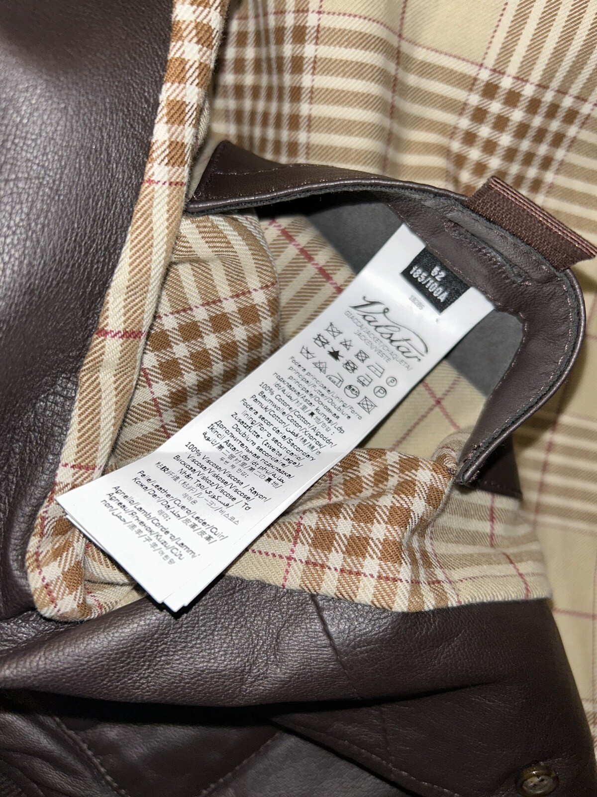 Valstar Milano 1911 Leather Valstarino Jacket Long Sleeve Sz 52 | eBay