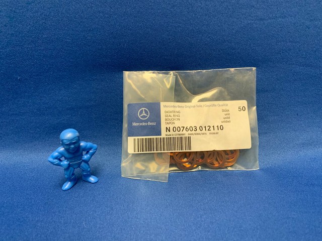 Mercedes-Benz C C204 Oil Drain Plug Seal Ring N007603012110 OEM for ...