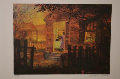 Robert Rucker S/N print "Supper Time " | eBay