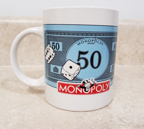 Monopoly Coffee Cup Mug Tea Hot Chocolate Hasbro Board Game Logo 2004 ...