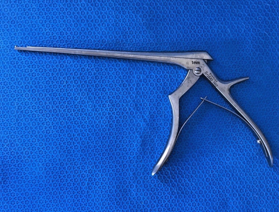 Ruggles R-1649, 1mm X 90° Up Kerrison Rongeur, Bone Punch, Orthopedic ...