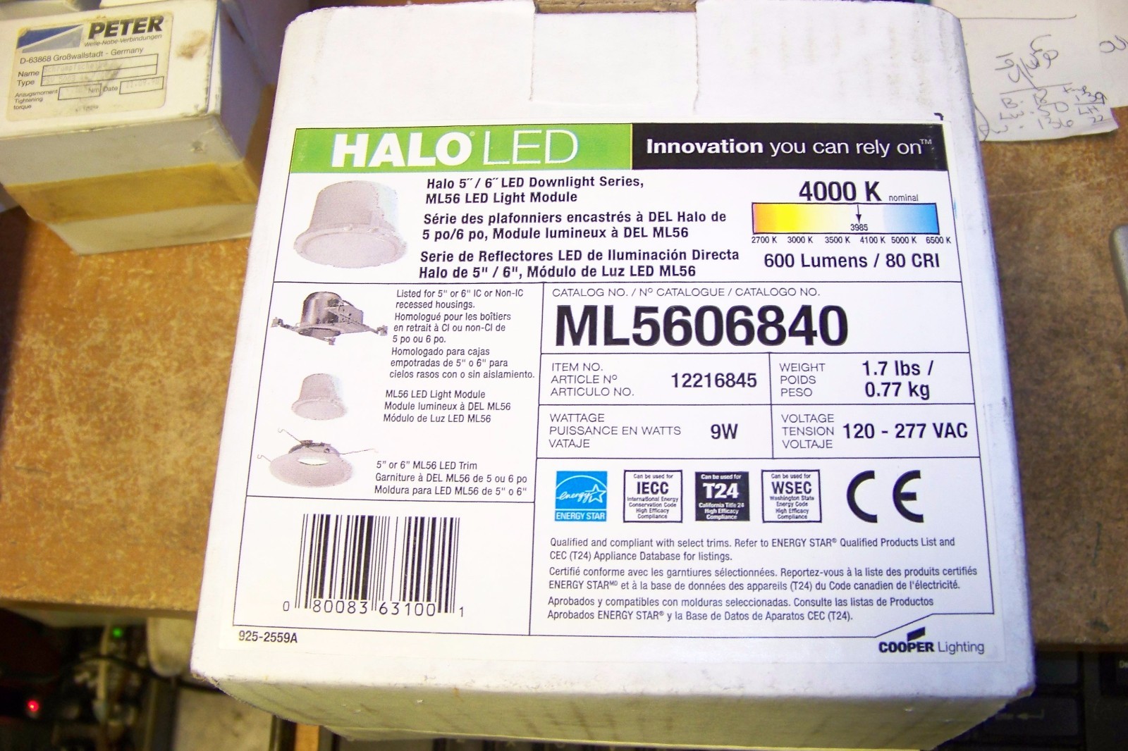 new Cooper Lighting ML5606840 Halo 1-Light Recessed Mount ML56 600 ...